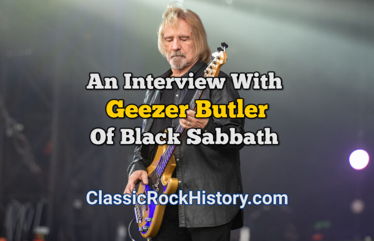 An Interview With Geezer Butler Of Black Sabbath - ClassicRockHistory.com