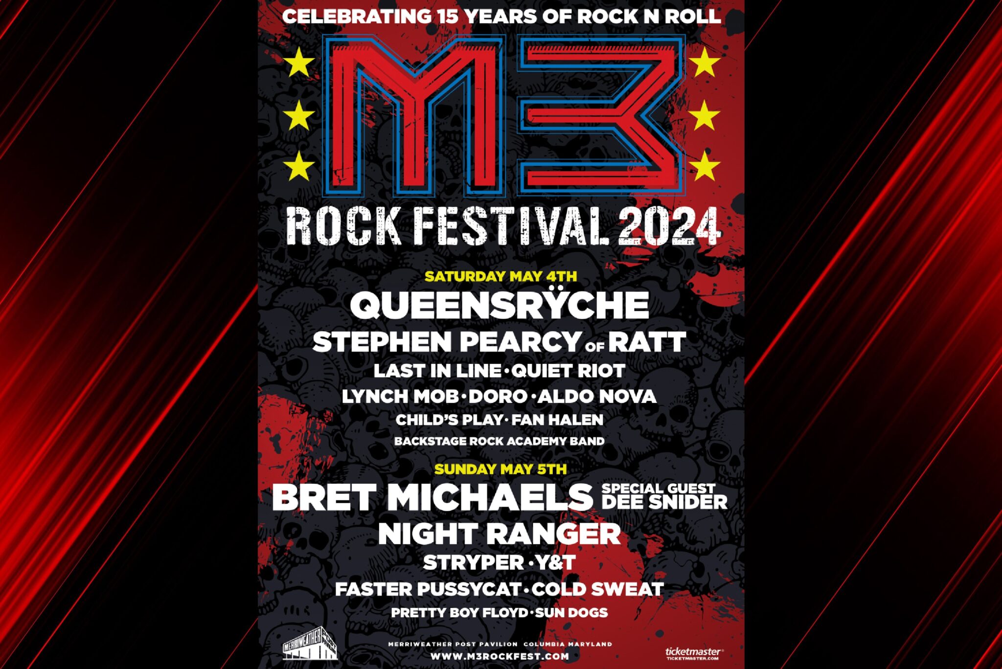 M3 Rock Festival Is Back For 15th year! May 4 & 5 In Columbia, MD ...