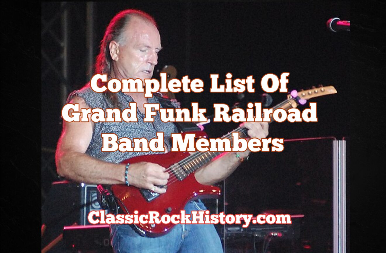 Complete List Of Grand Funk Railroad Band Members - ClassicRockHistory.com