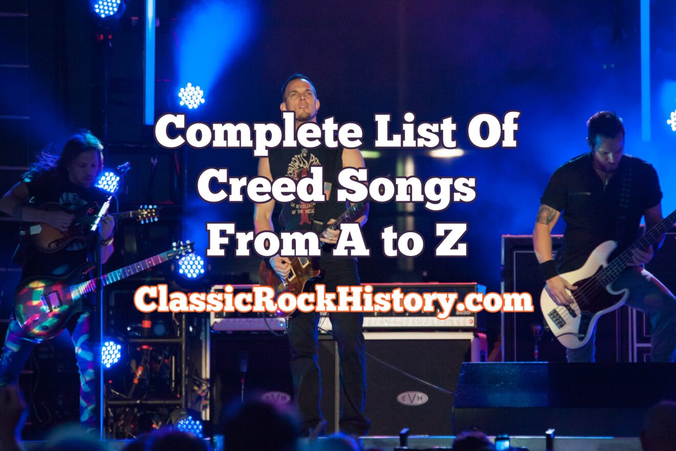 Complete List Of Creed Songs From A to Z - ClassicRockHistory.com