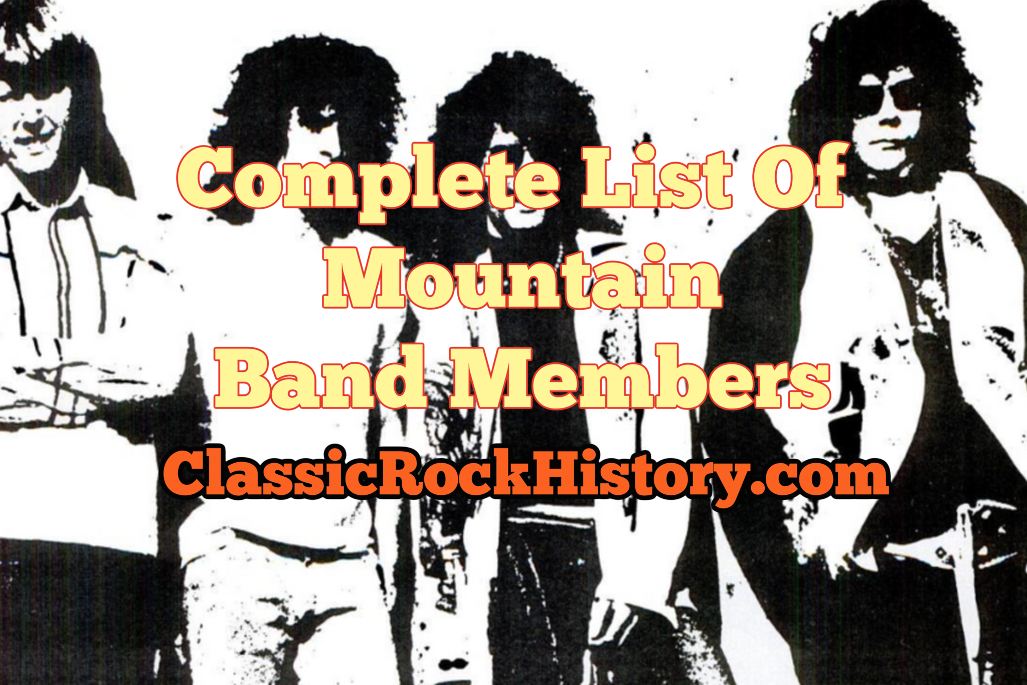 Complete List Of Mountain Band Members - ClassicRockHistory.com