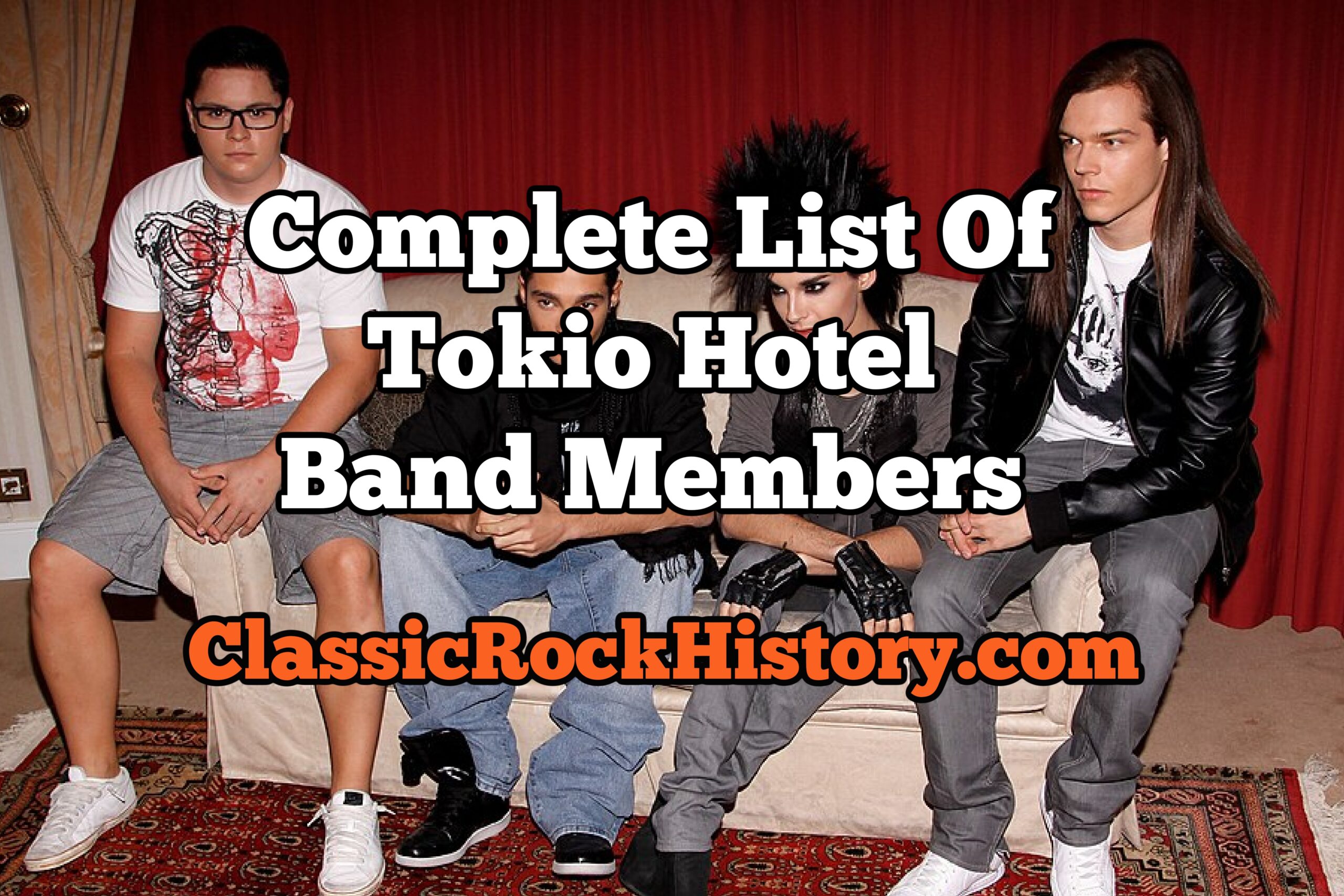 Complete List Of Tokio Hotel Band Members - ClassicRockHistory.com