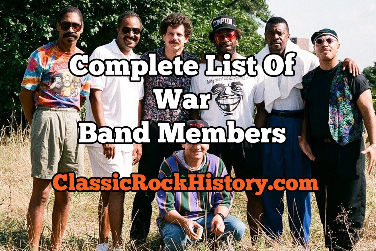 Complete List Of War Band Members - ClassicRockHistory.com
