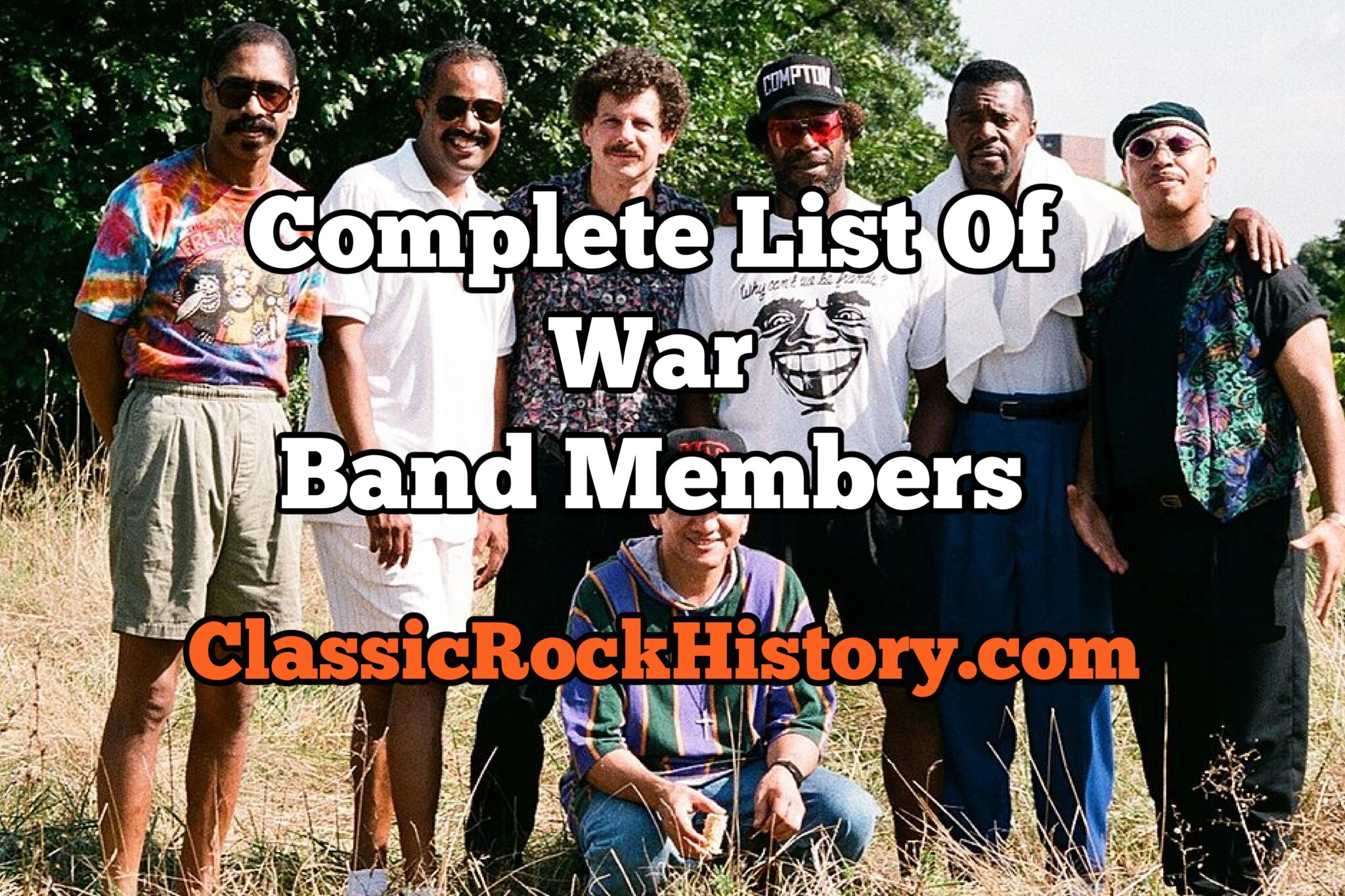 Complete List Of War Band Members - ClassicRockHistory.com