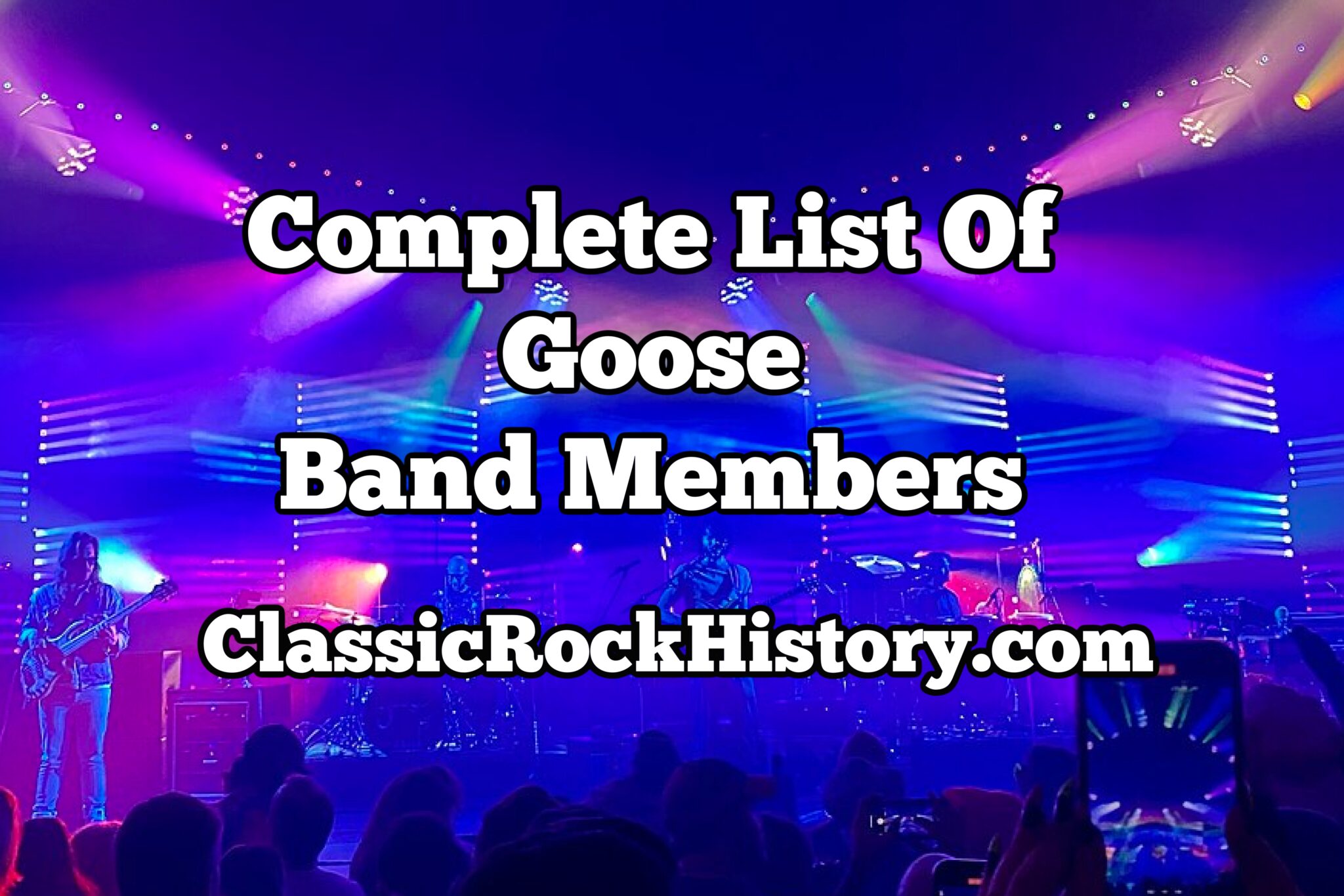 Complete List Of Goose Band Members - ClassicRockHistory.com